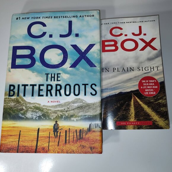 CJ Box | Games | 2 C J Box Mystery Books Handcover Bitterroots1 ...